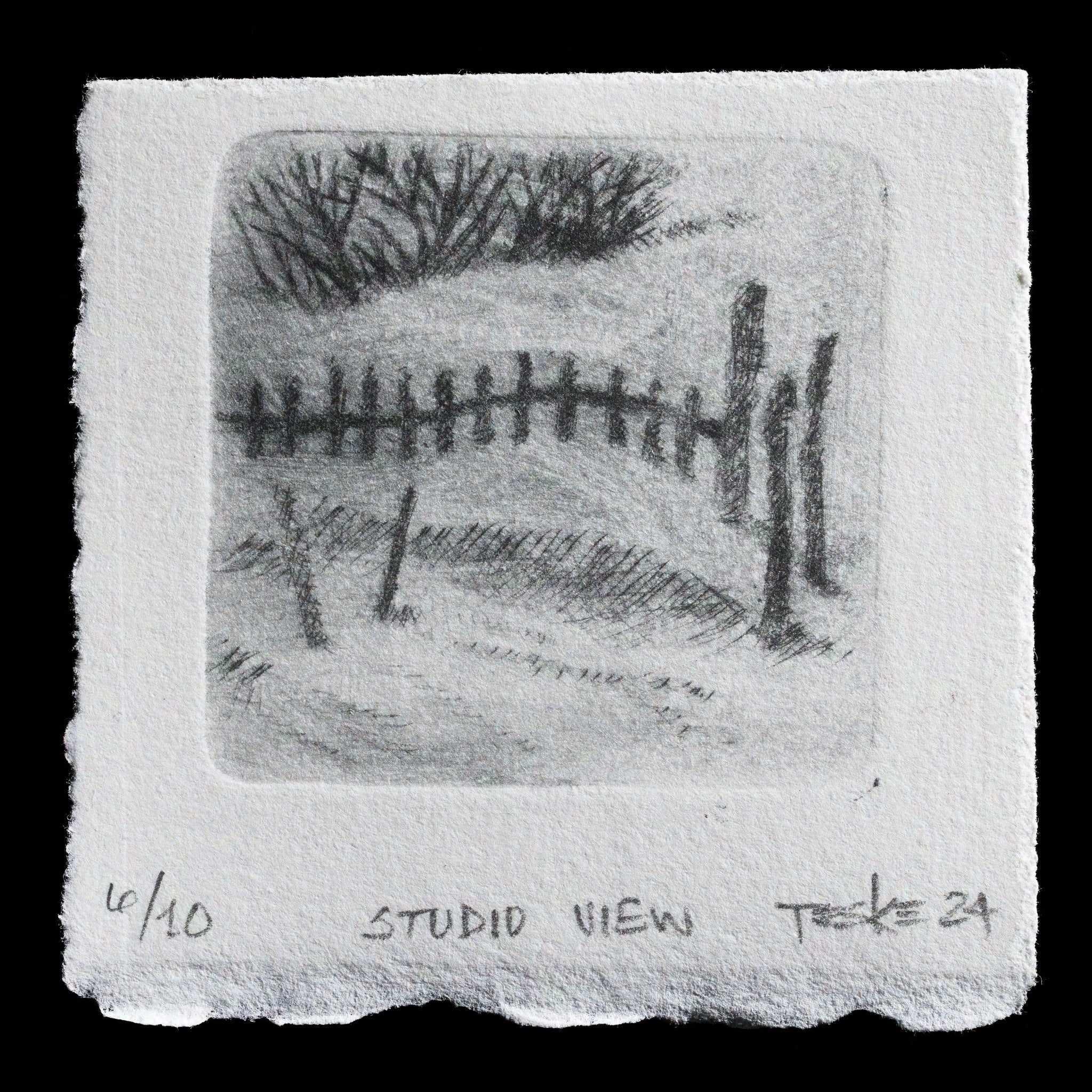 "Studio View" by Sidne Teske – OPEN PRINT EXCHANGE